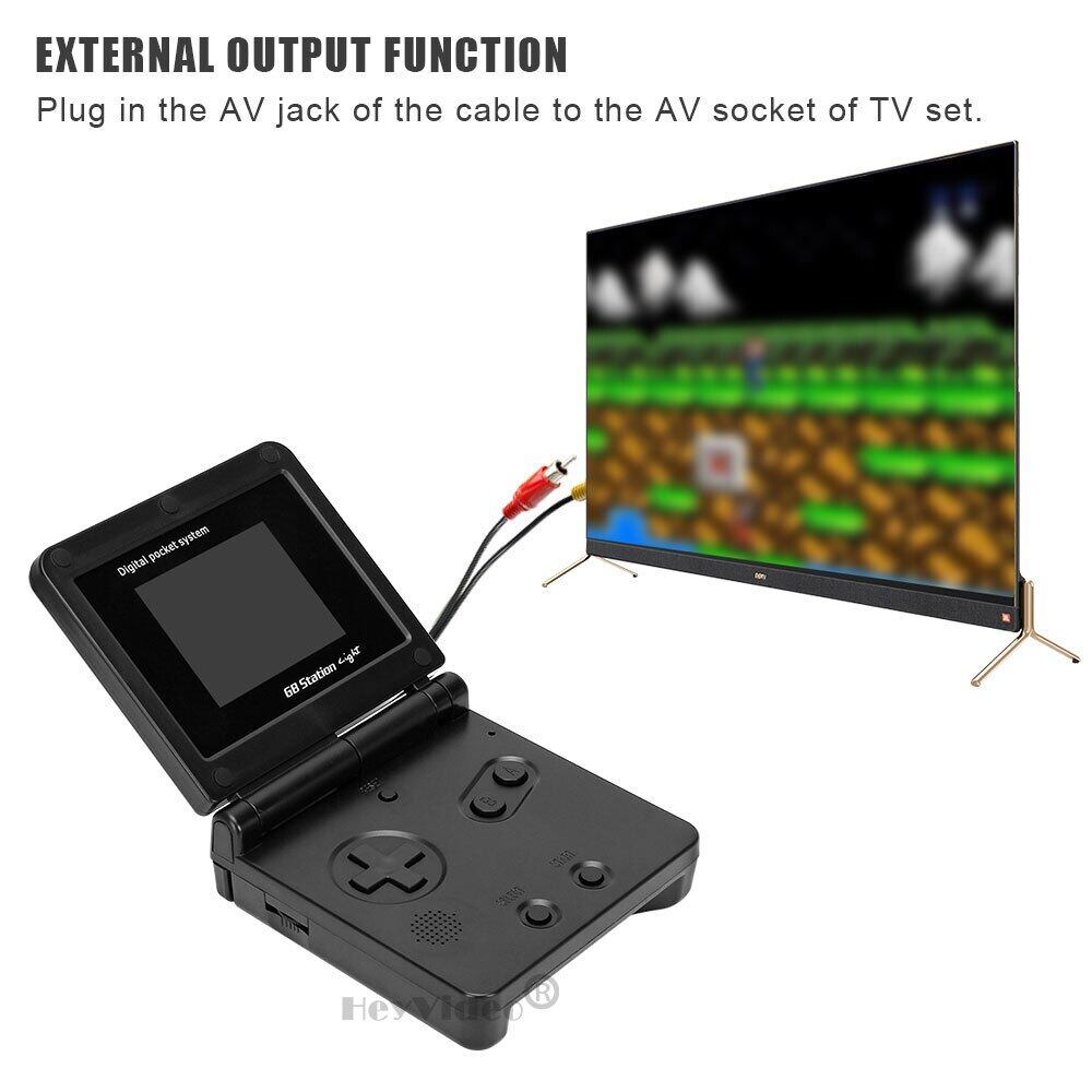 Mini Game Console GB Station Light Boy Handheld Game Player 8-Bit Game ...