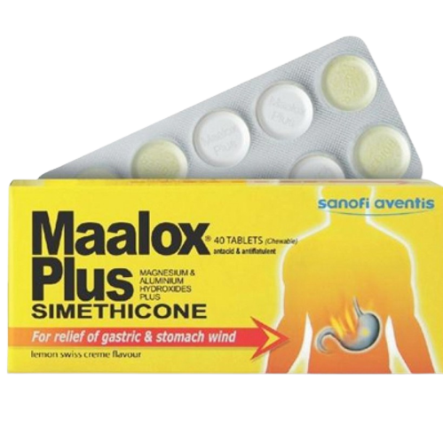 MAALOX PLUS TABLET 10's x 4 | Lazada