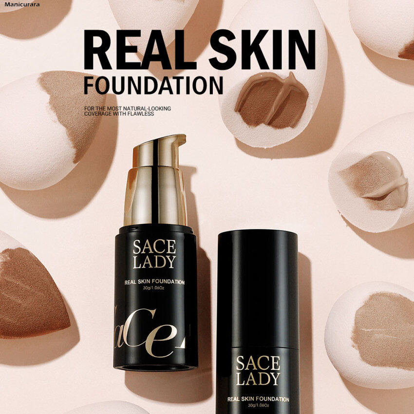 SACE LADY Liquid Foundation คอนซีลเลอร์ปกปิดเต็มรูปแบบควบคุมความมันง่าย ...