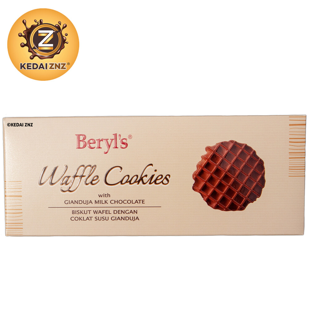 Chocolate Beryl’s Waffle Cookies Gianduja Milk Chocolate Box 80g Coklat ...