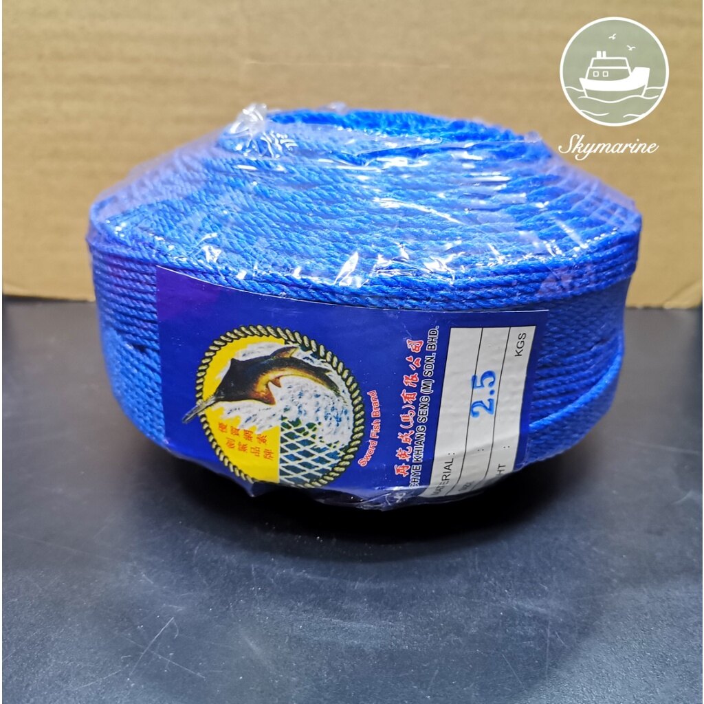 PE Rope 2.5mm X 200mtr [Ready Stock] | Lazada
