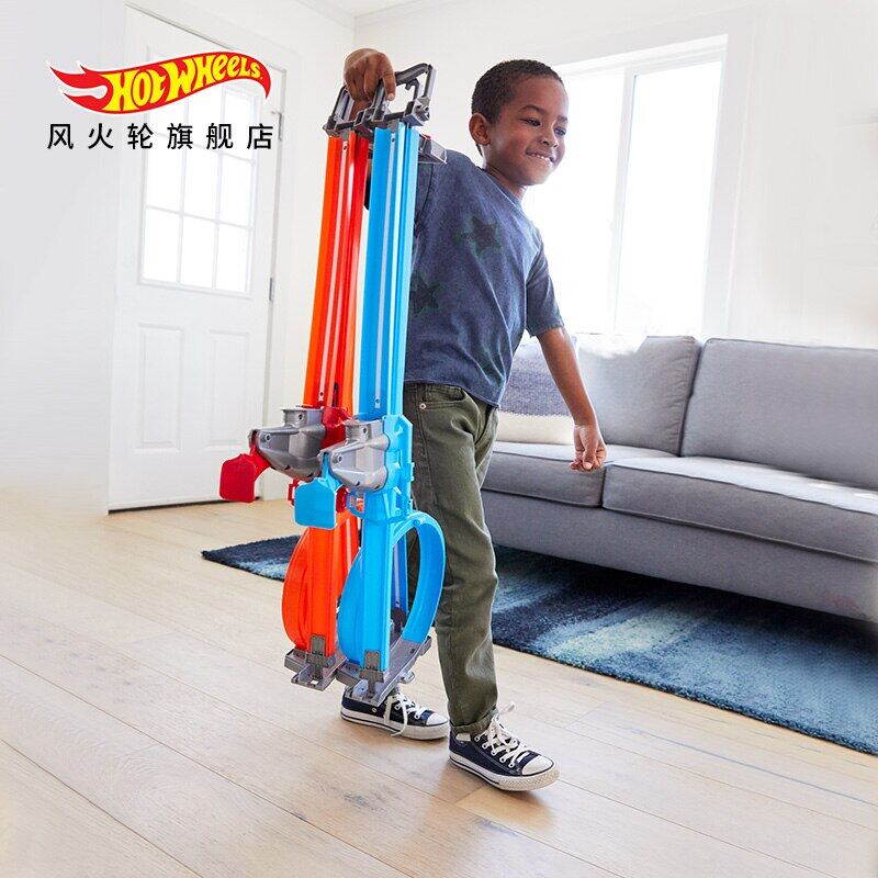 Hot Wheels Carros Track Model Double Loop Dash Car Race Kids Toy Metal ...