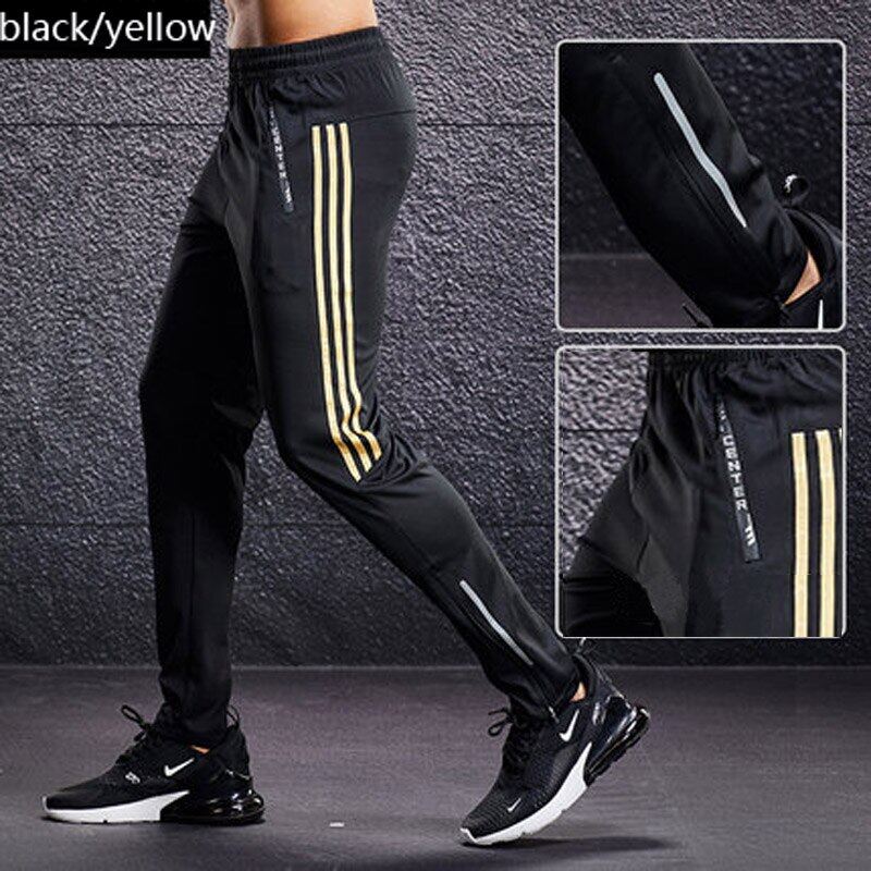 New Sport Pants Men Running Pants With Zipper Pockets Training and ...