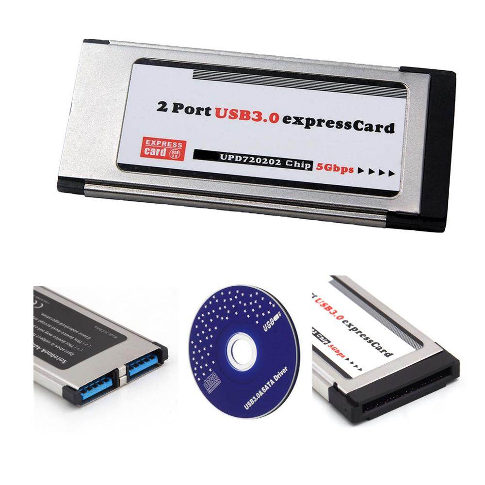 Ccคิว PCI-E PCI Express เป็น2พอร์ต USB 3.0 34มม. อะแดปเตอร์แปลงการ์ด ...