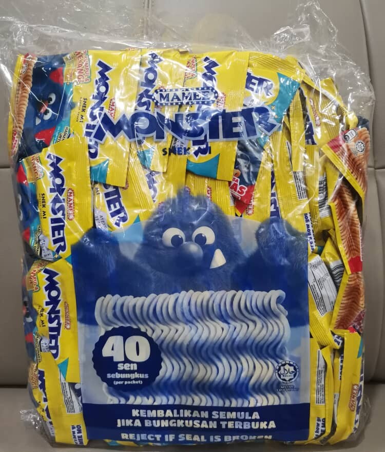 Mamee Monster Snek Mi Spicy Flavor 25gx30 | Lazada