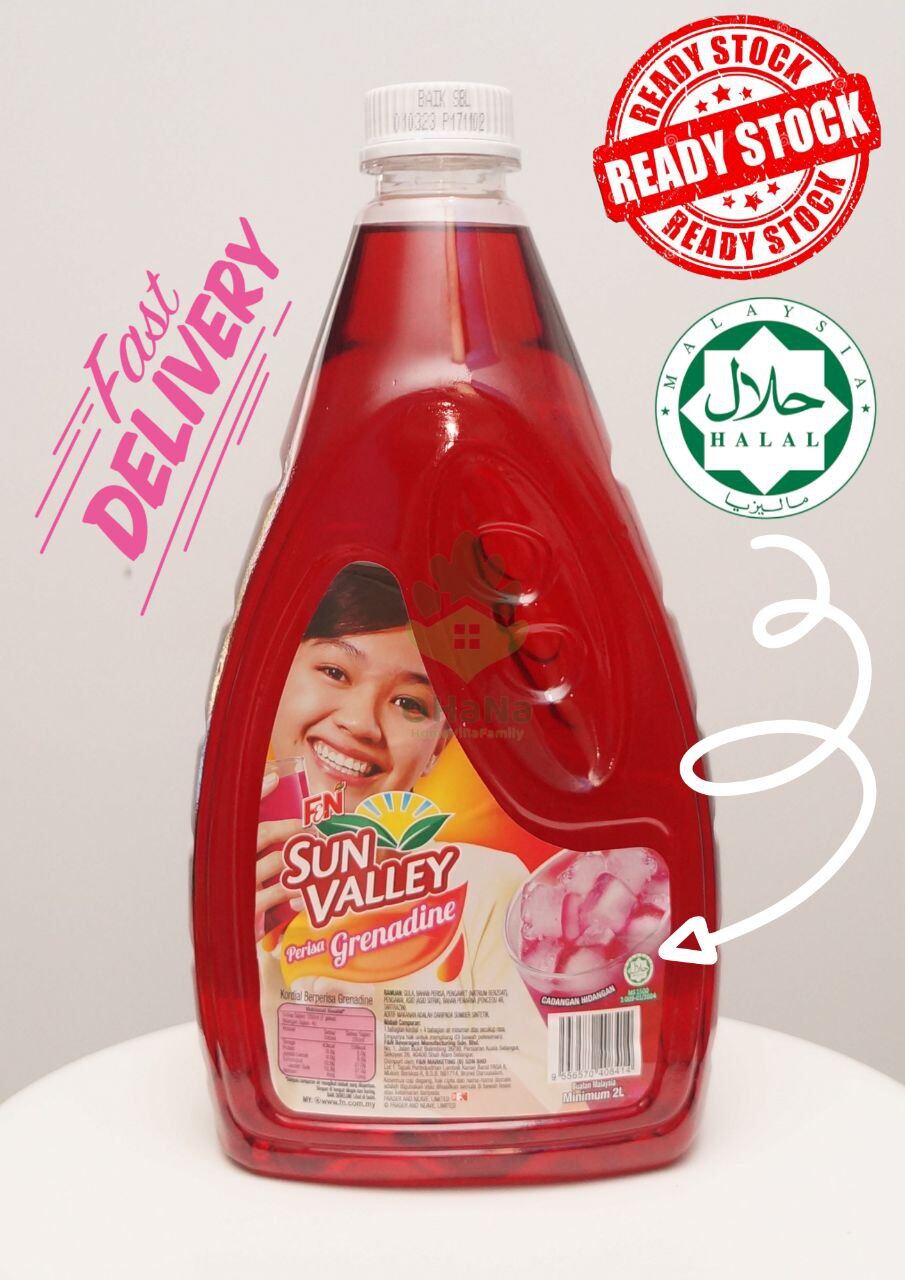 Sirap Grenadine Sunvalley (2 Litre) ONLY in SABAH 😍 | Lazada