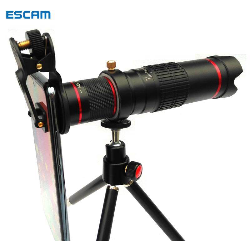 ESCAM HD 4 พัน 22xซูมโทรศัพท์กล้องโทรทรรศน์เลนส์คลิปผู้ถือภายนอกมาร์ท ...