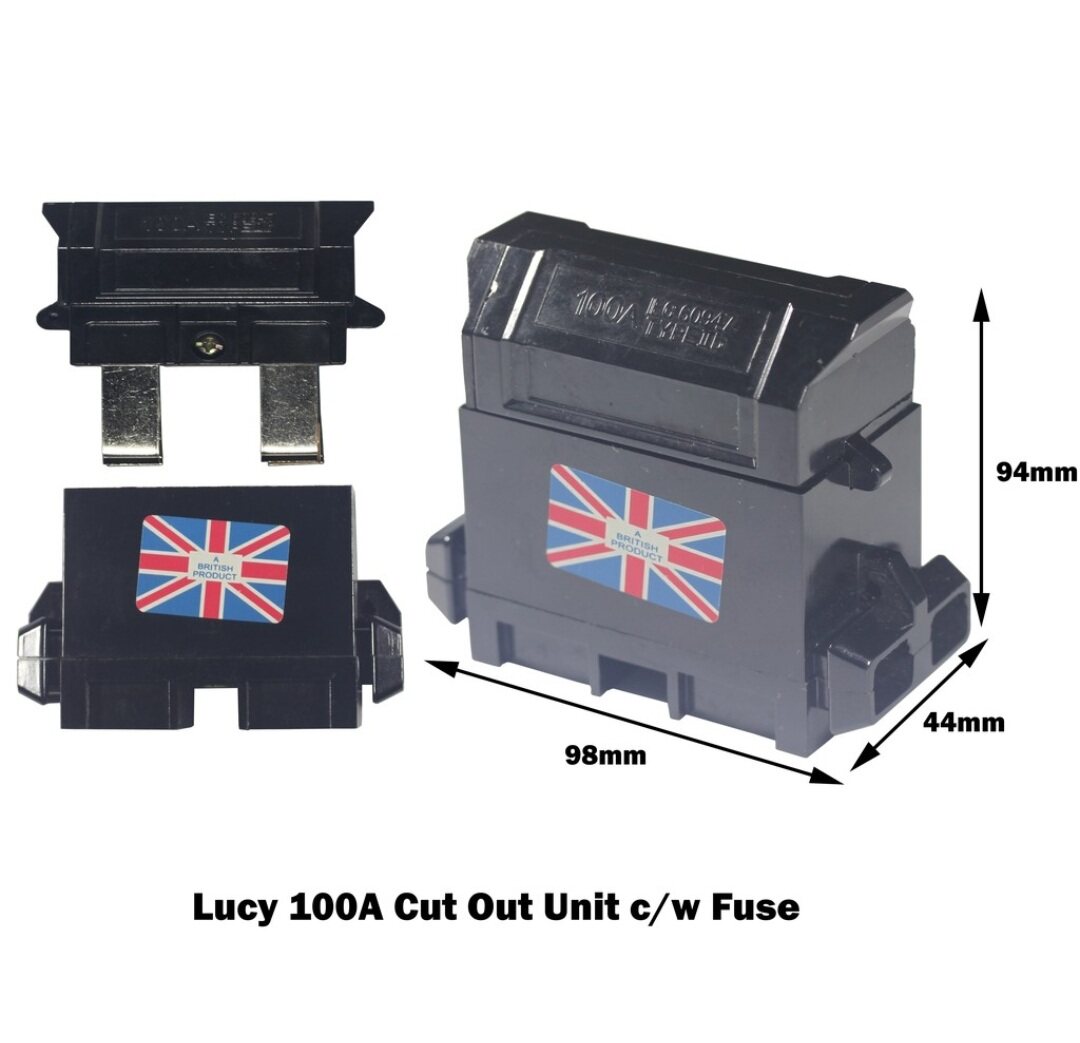 LUCY 100A CUT OUT COMPLETE FUSE 100A TNB METER Kwh | Lazada