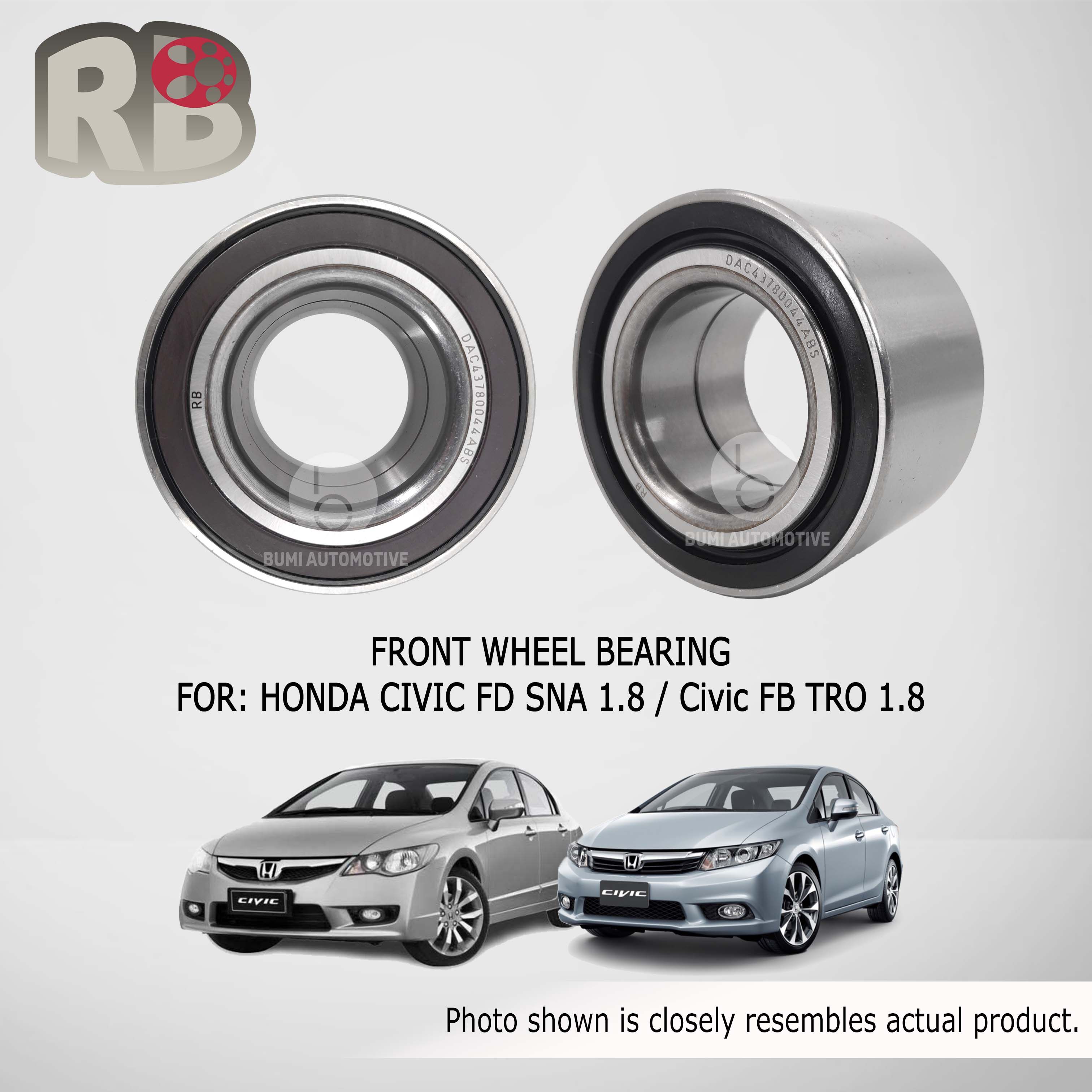 Honda Civic FD SNA 1.8 / FB TRO 1.8 Front (Depan) Wheel Bearing 1pc ...