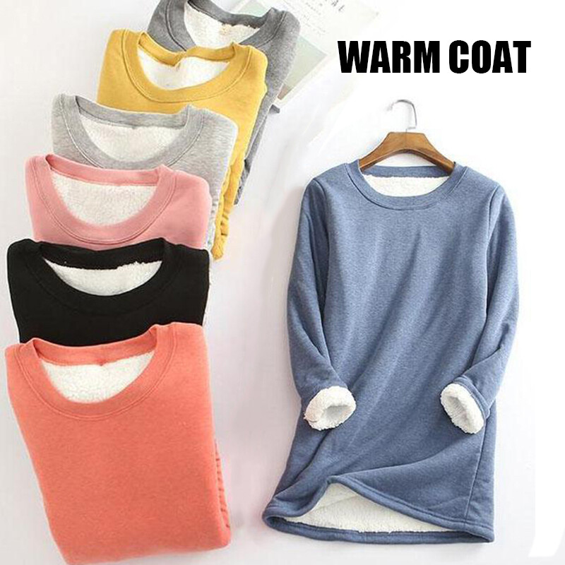 Fashion Soft Comfortable Women's Sweater for Mother Warm Fleece Long ...