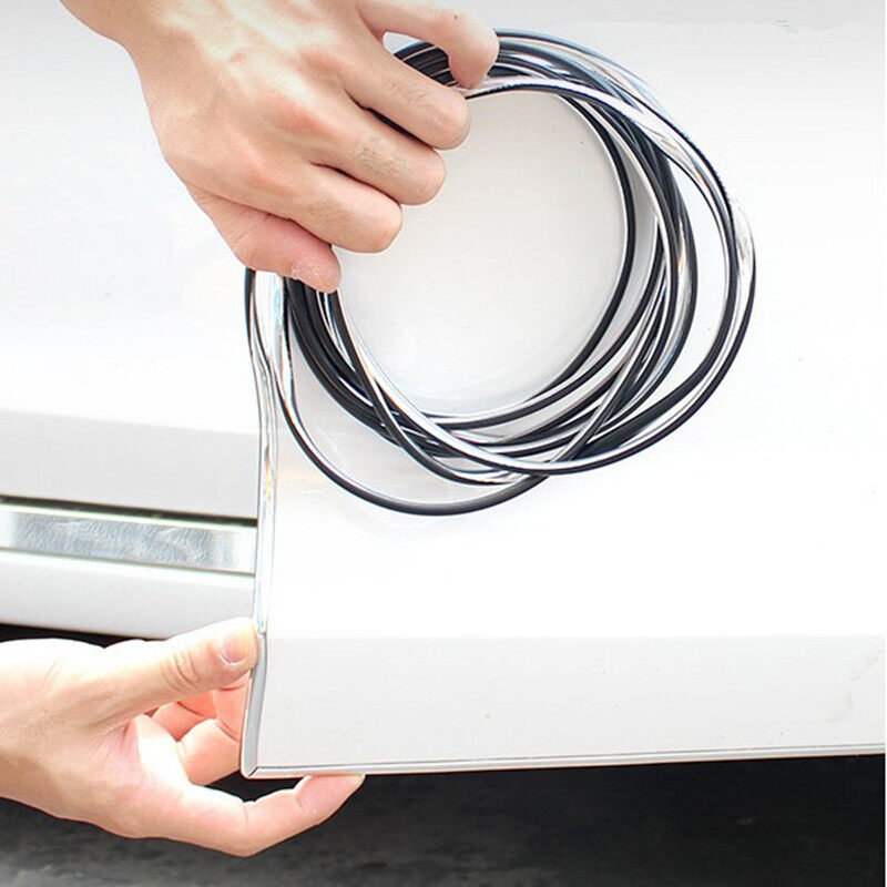 3M Chrome Molding Trim ประตูรถสติ๊กเกอร์ป้องกันคิ้วติดกันชนย่างรถ Anti ...