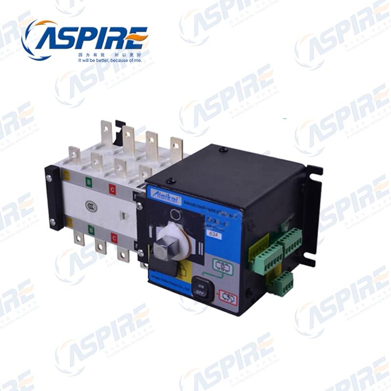 Aisikai ATS Controller SKT2 4P 63A 100A 160A 250A 400A 630A Generator ...