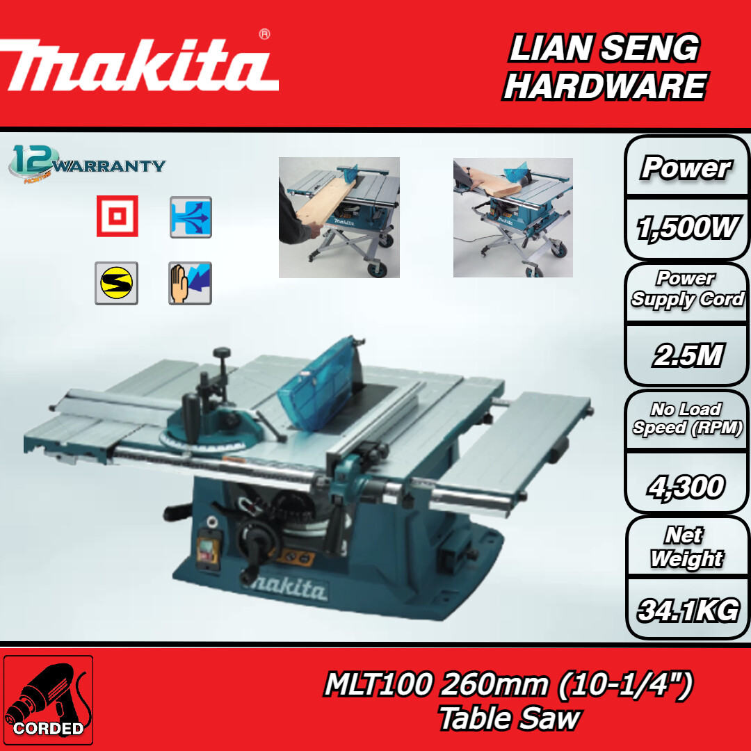 MAKITA MLT100 260MM (10-1/4'') TABLE SAW | Lazada