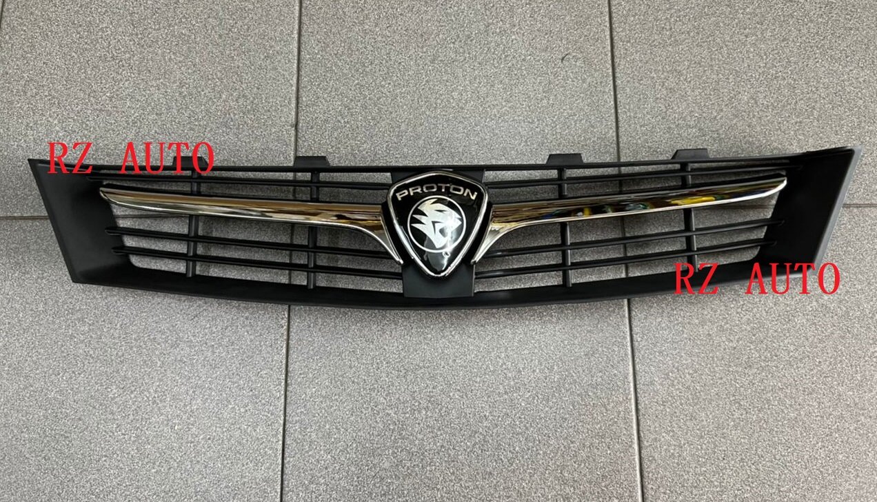 PROTON SAGA BLM FLX FRONT GRILLE GRILL MOULDING CHROME WITH LOGO EMBLEM ...