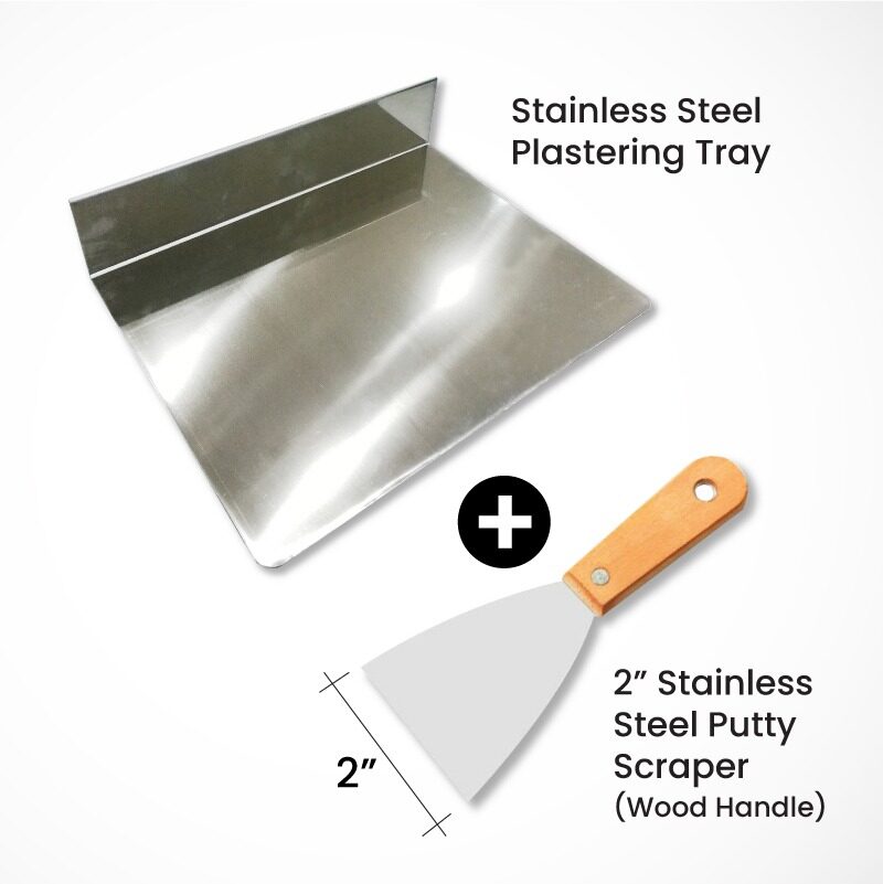 Stainless Steel Plastering Tray For Plaster Ceiling/Plaster tray/Gypsum ...
