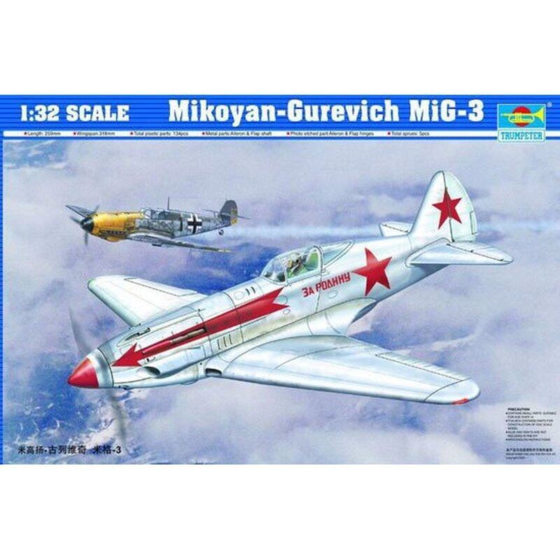 Trumpeter 02230 1/32 Mikoyan-Gurevich Mig-3-ชุดแบบจำลองย่อขนาด | Lazada ...