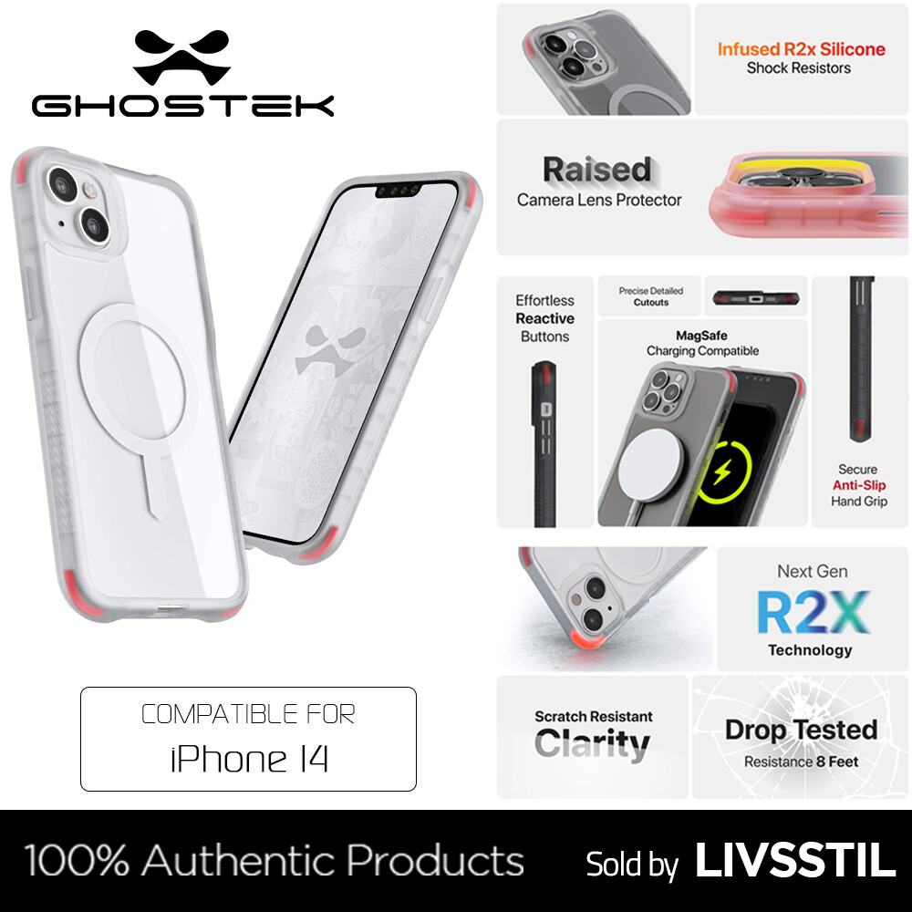 Ghostek COVERT Clear Case with MagSafe for iPhone 14 | Lazada