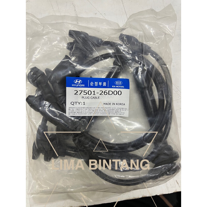 Plug Cable HYUNDAI MATRIX 1.6 ELANTRA 1.6 GETZ 1.4 (27501-26D00 ...