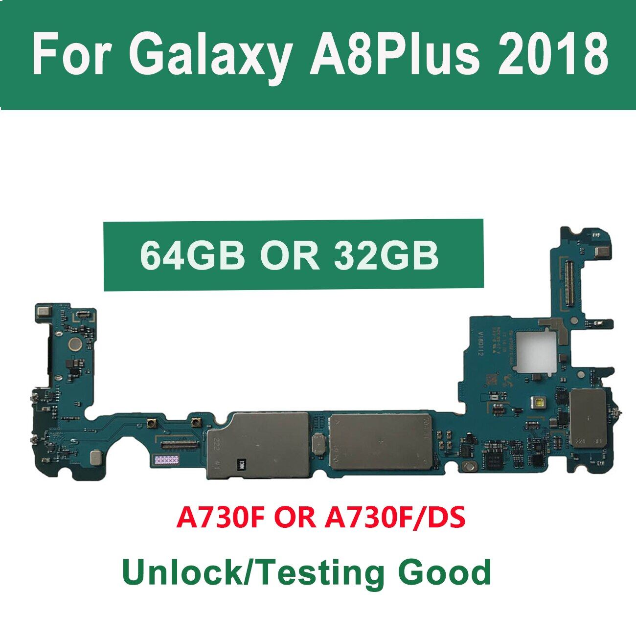 ปลดล็อกหลักเมนบอร์ดเมนบอร์ดสำหรับเหมาะสำหรับ Samsung Galaxy A8 PLUS ...