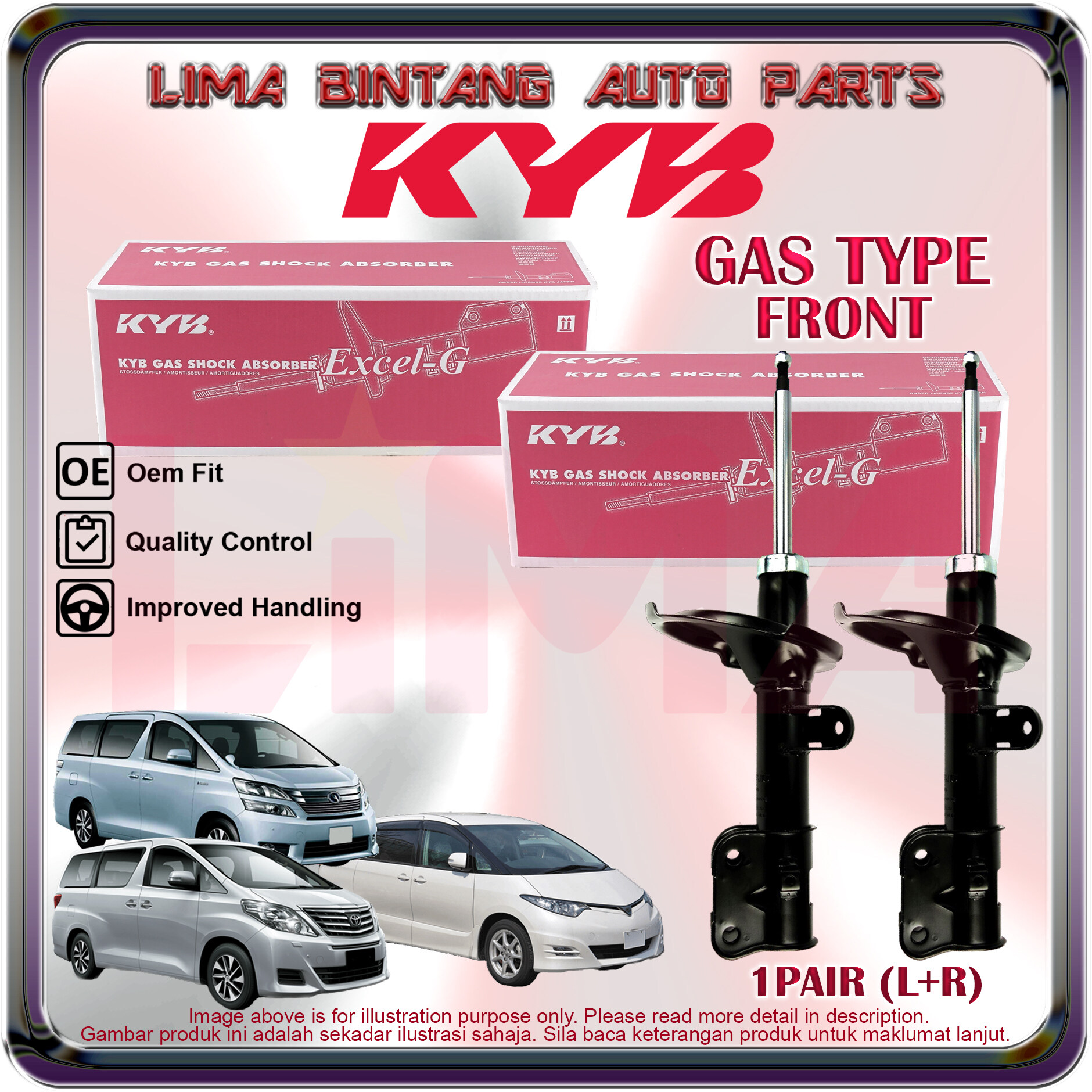 ( 1Pair ) Toyota Estima ACR50 , Alphard , Vellfire ANH20 AGH20 GGH20 ...
