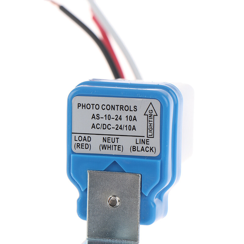 NIHAI AC 24v 110v 220v auto street light switch night on day off sensor ...