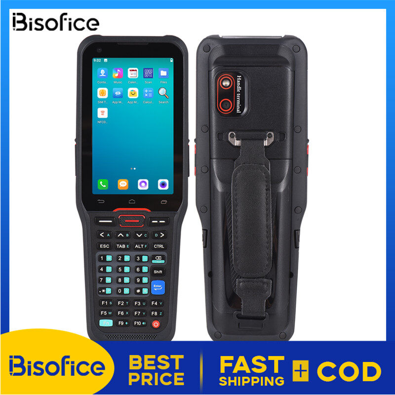 Bisofice Android 10.0 1D Barcode Scanner Handheld Mobile Terminal PDA ...