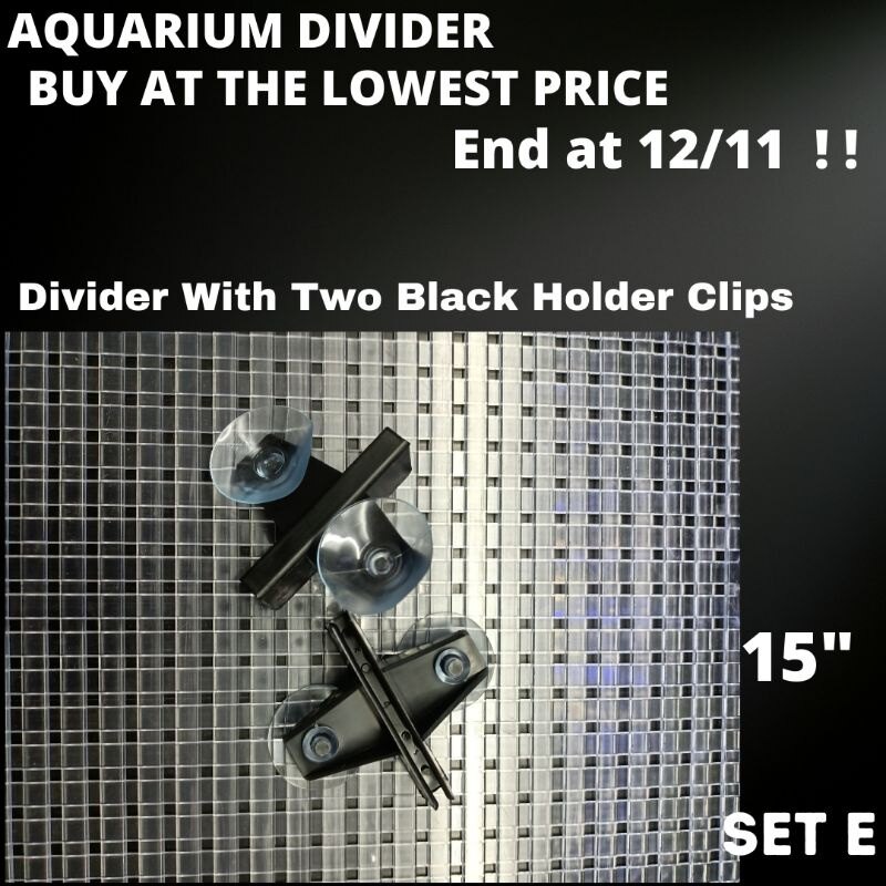 Ready Stock Aquarium Fish Tank Divider/ Guppy Divider Plate 鱼缸隔板 | Lazada