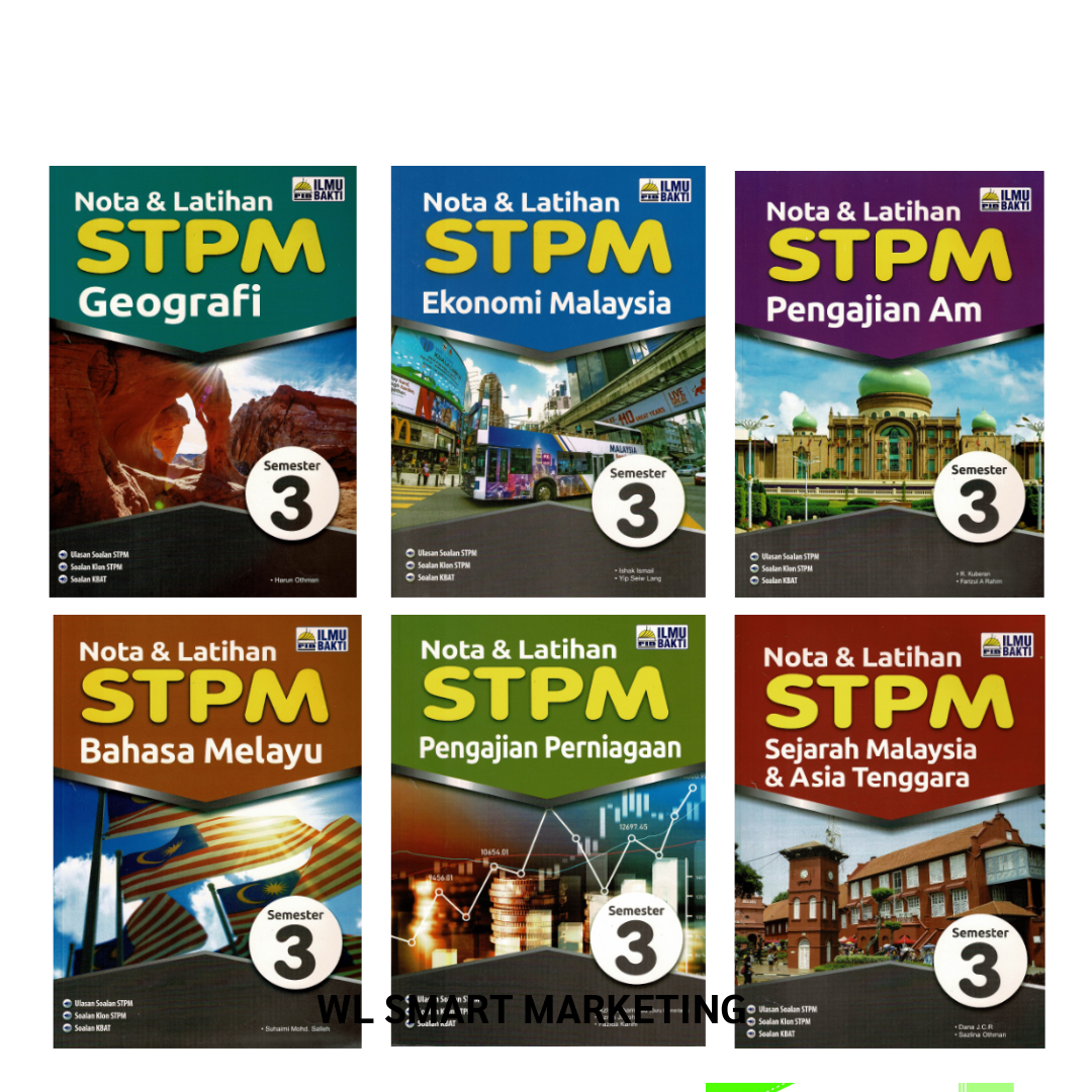 BUKU RUJUKAN: NOTA & LATIHAN STPM SEMESTER 3 (2023) | Lazada