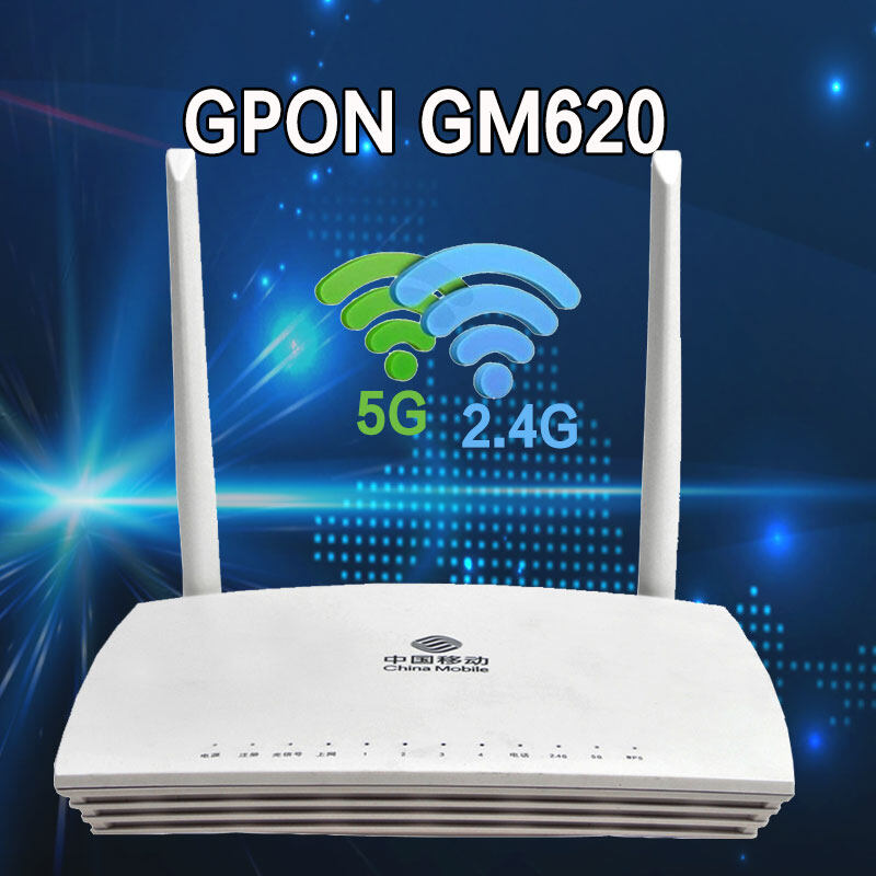 GM620 Gpon Ont ONU Second-hand FTTH Dual Band 1GE 3FE 1POT 2USB 2.4G/5G ...