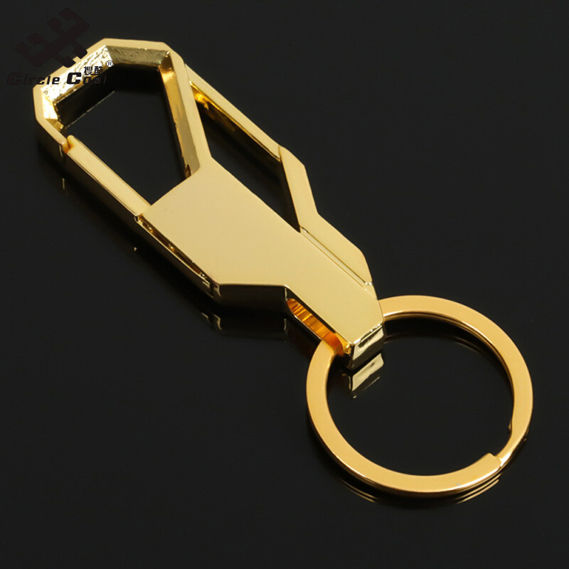 Circle Cool Metal Car Keychain Fashion Creative Key Chain Ring Buckle ...