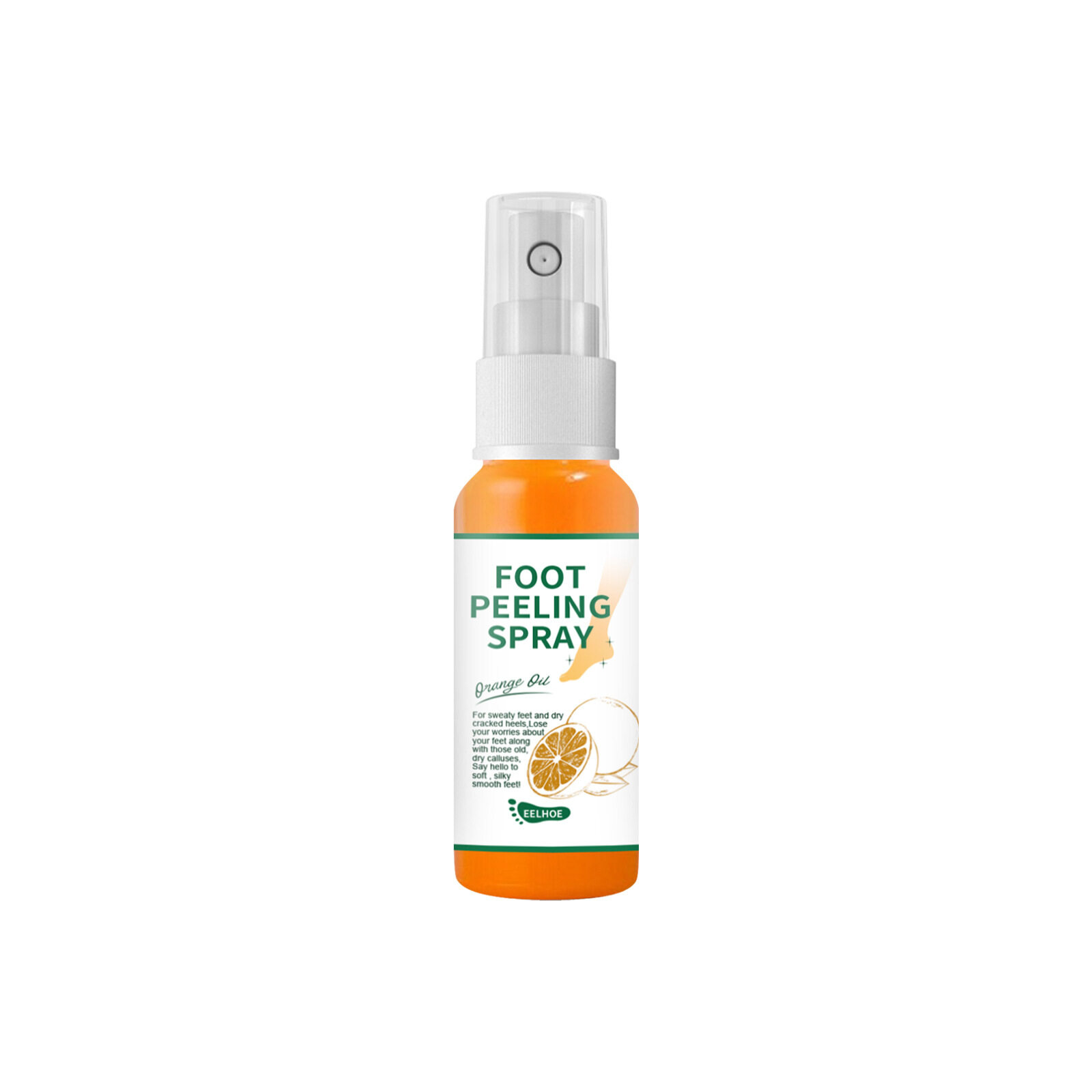 Elehoe Foot Peeling Spray Clean Antimicrobial Natural Orange Essence ...
