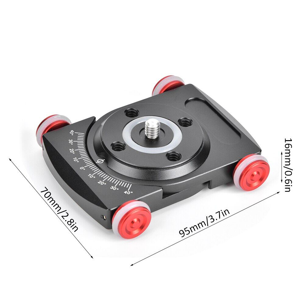 FY-01 Table Top Dolly Car Roller Desktop Video Rail Track Slider DSLR ...