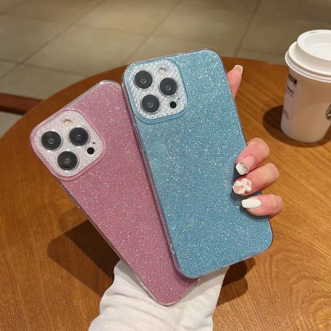 Luxury Square Glitter Case สำหรับ iPhone 13 Pro Max 11 12 XR X XS Max 7 ...