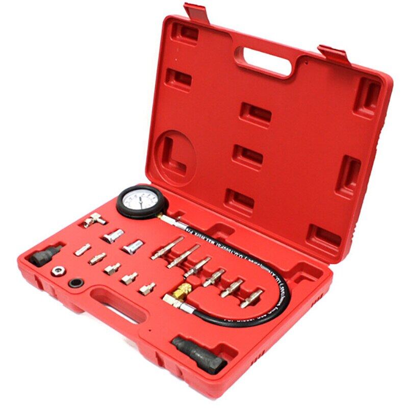 TU-15 Diesel Engine Compression Cylinder Pressure Tester Gauge Kit ...