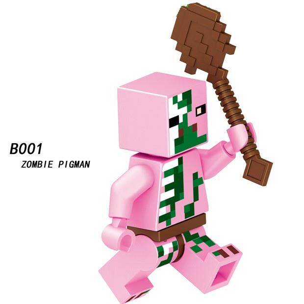 Mainan Bangunan Minifigures เลโก้สำหรับเด็ก,Lego Unak-Kanak Minecraft ...