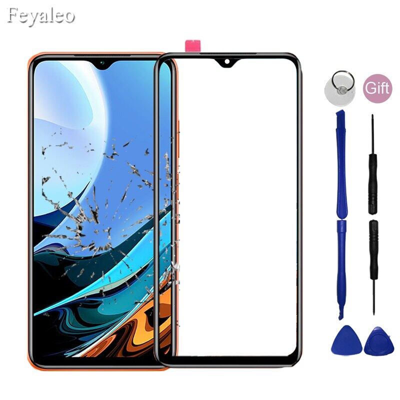 แผงด้านหน้าสำหรับ Xiaomi Redmi 9 9a 9c 9T เซ็นเซอร์หน้าจอสัมผัส Redmi 8 ...