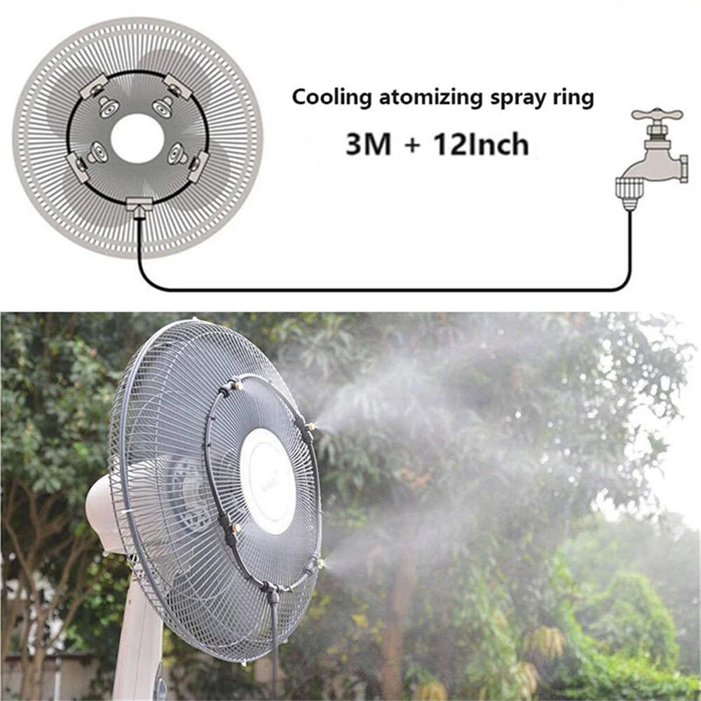 Industrial spray fan floor fan water mist cooling water cooling ...