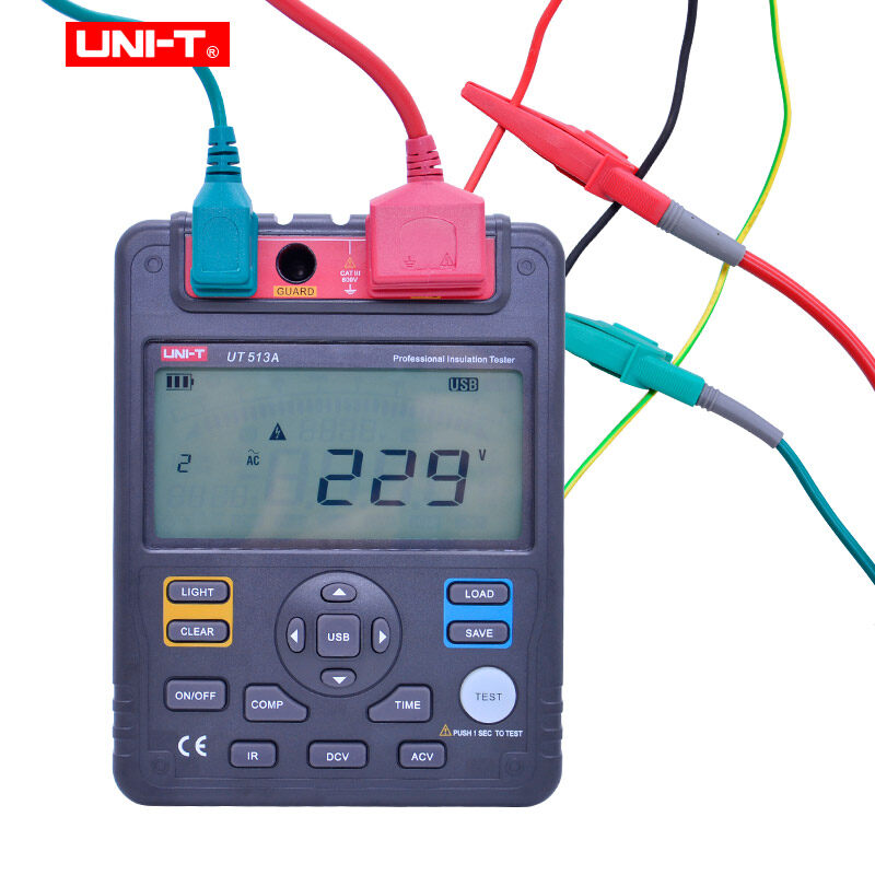 UNI-T Original 】 UNI-T UT513A เครื่องทดสอบความต้านทานฉนวน Analog บาร์ ...