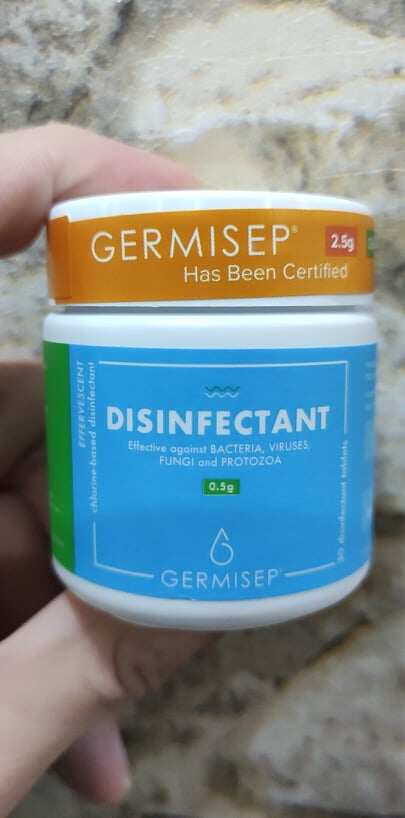 Germisep 0.5G 30's Disinfectant tablet | Lazada