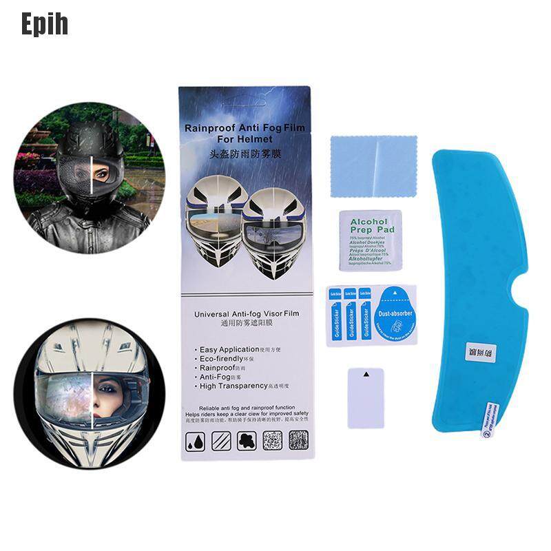 【Epih】หมวกกันน็อค Clear กันฝน Anti-Fog Patch ฟิล์ม Universal ...