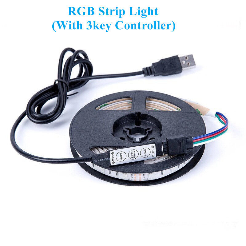 LED strip light USB power supply SMD2835 mini three-button controller ...