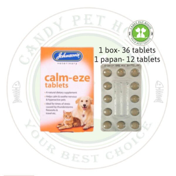 Johnson's Calm-Eze Tablets 12 Tablets (1 Papan) | Lazada