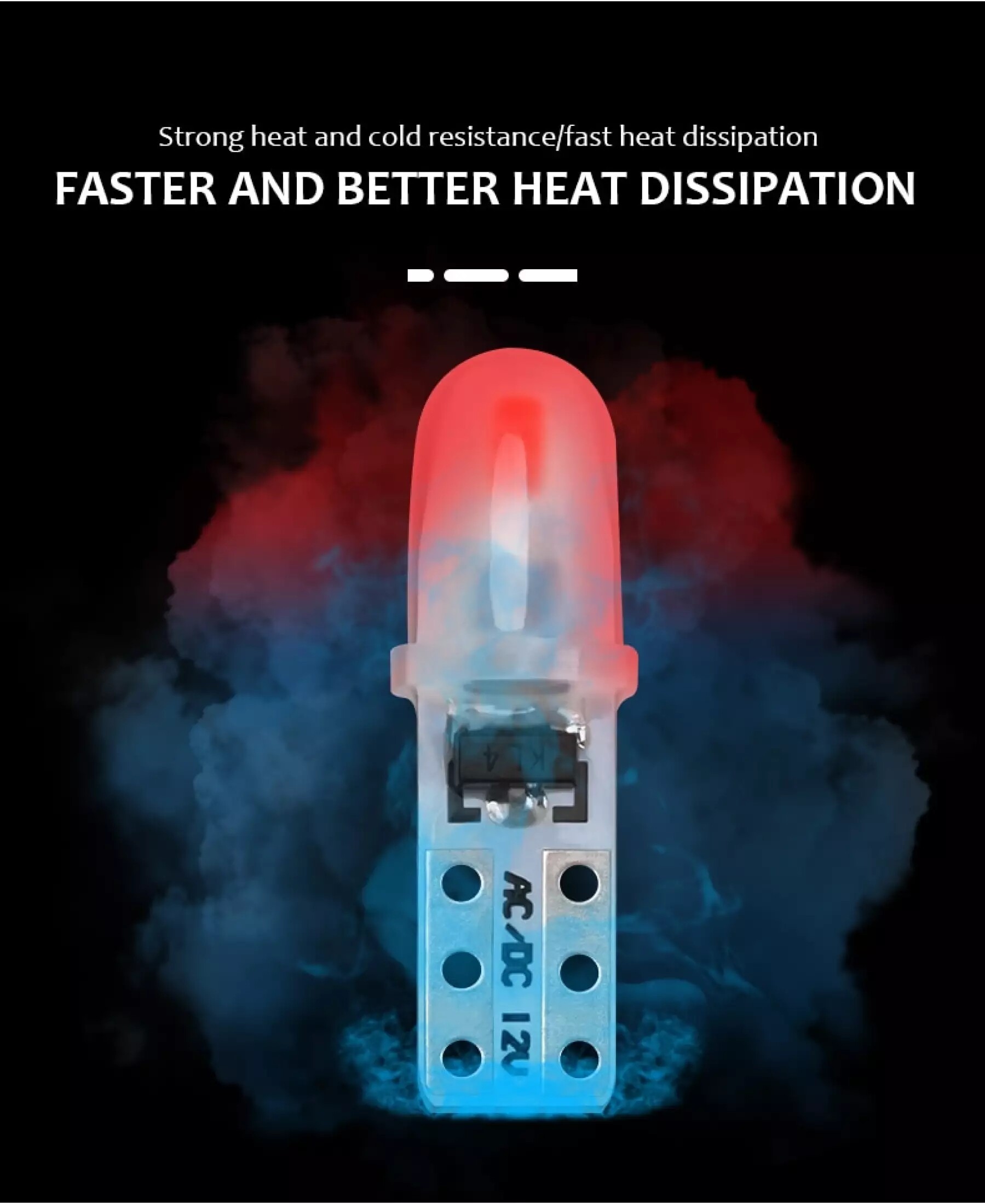 PENCL 10Pcs T5 หลอดไฟ LED W3W W1.2W 12V หลอดไฟ LED Canbus รถ Auto Wedge Dashboard แสงความกว้าง ...