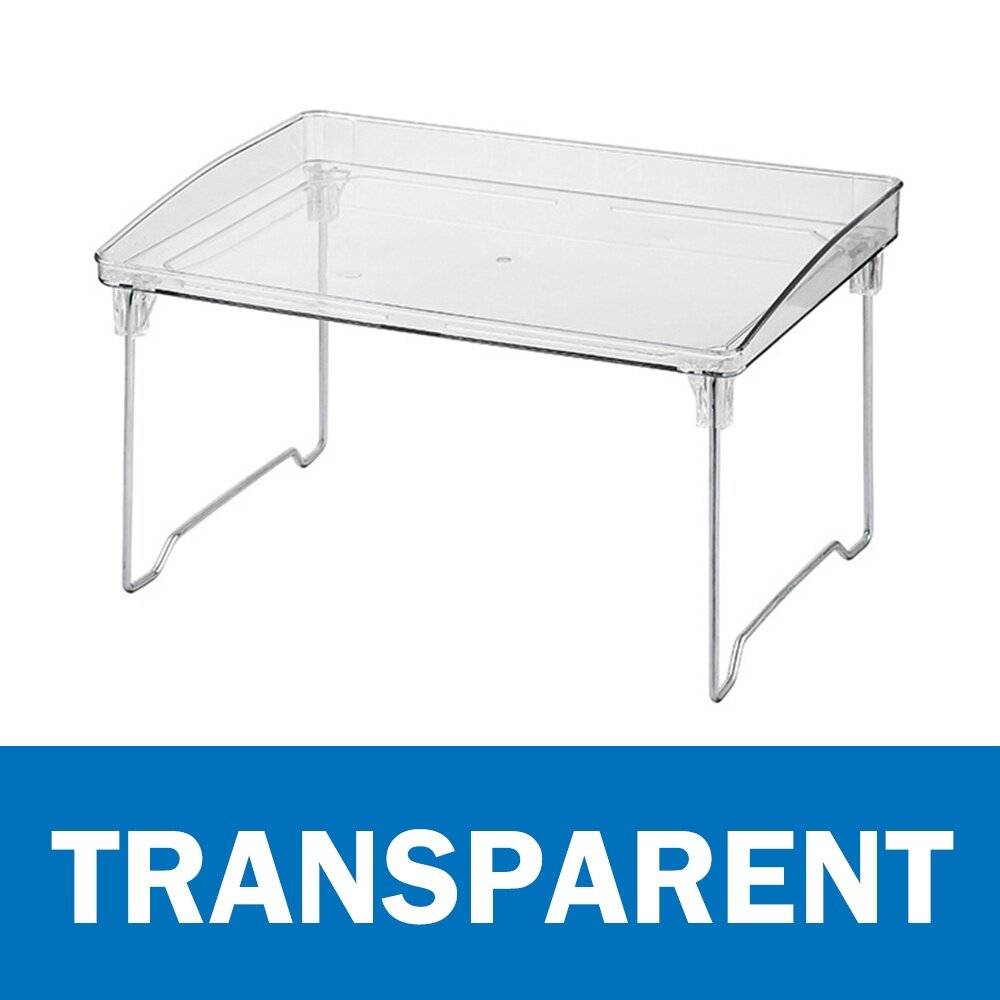 ALX MALAYSIA Foldable Rack Transparent Rack Storage Shelf Dormitory ...