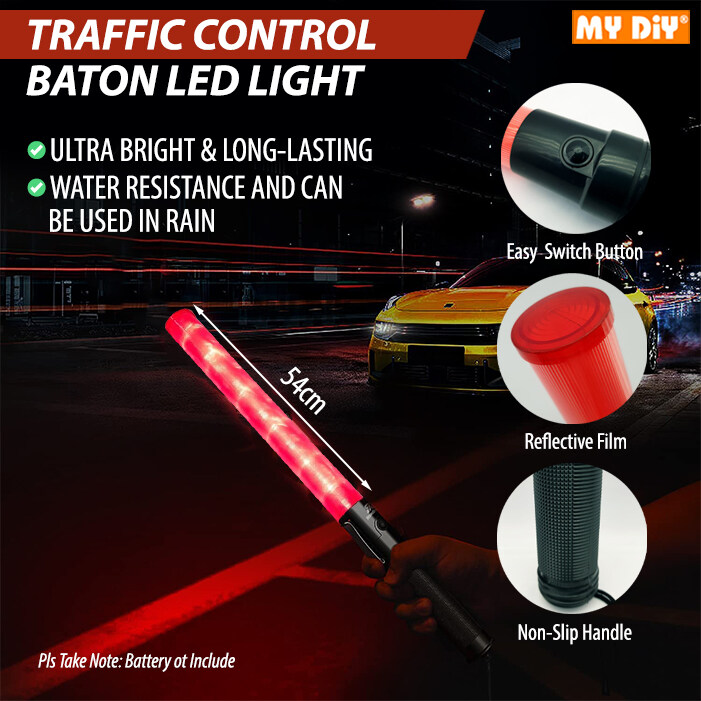 MYDIY Online2u - LED Traffic Control Stick Light / Outdoor Safety ...