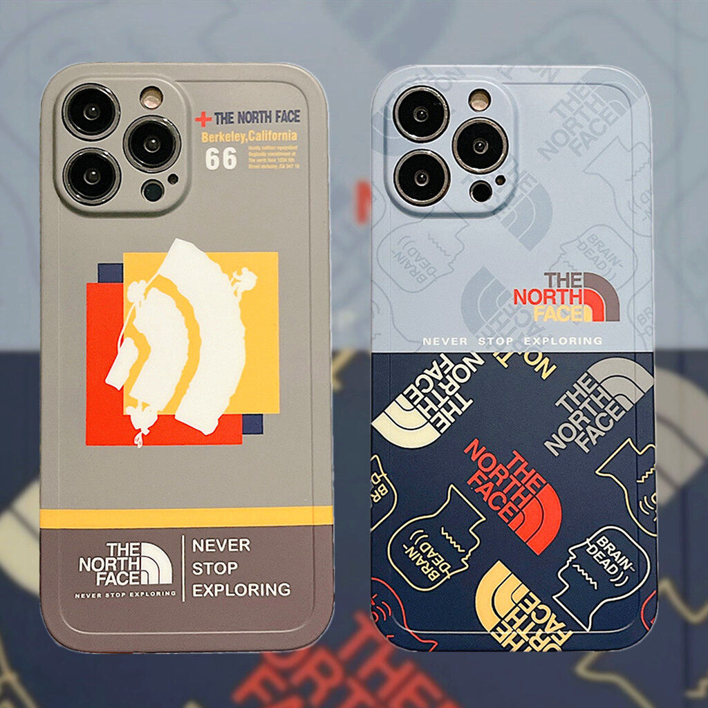North face classic iphone 14 14Plus 14pro 14promax 12 case 13 soft shell fashion phone case cool ...