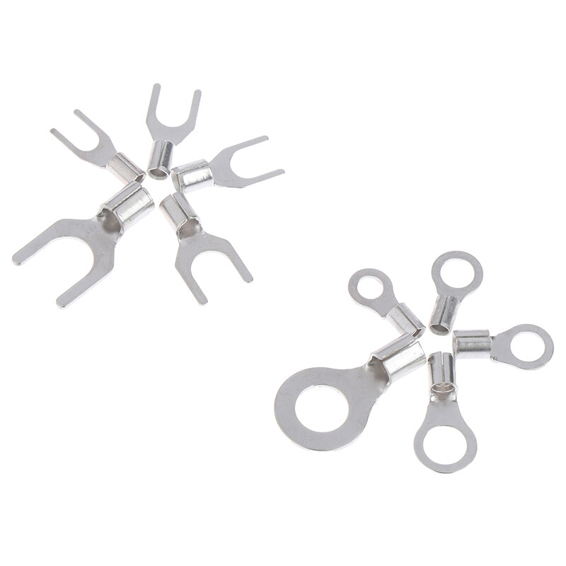 [Buy 4 get 4%]320Pcs/Box 10 In 1 Terminals Non-Insulated Ring Fork U ...
