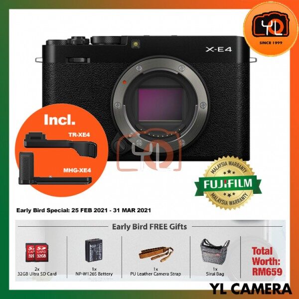 Fujifilm X-E4 Price in Malaysia & Specs - RM4198 | TechNave