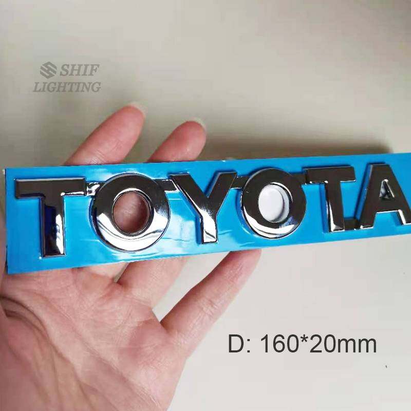 RTO TOYOTA Letter Car Auto Decorative Emblem Badge Sticker Decal ...