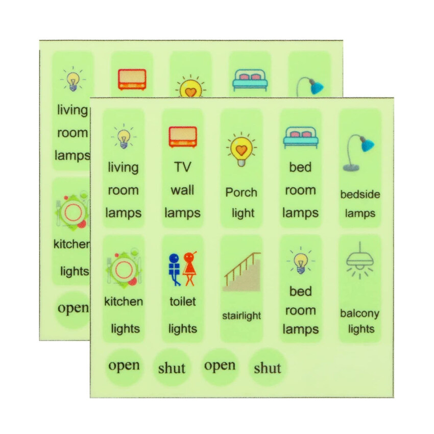 28pcs Luminous Sign Wall Switch Sticker PVC Glow in The Dark Light ... 28pcs Luminous Sign Wall Switch Sticker PVC Glow in The Dark Light ...